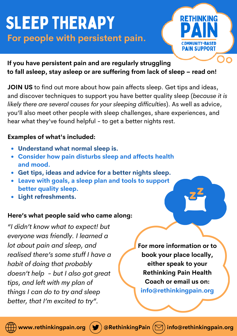 Sleep Therapy - Rethinking Pain